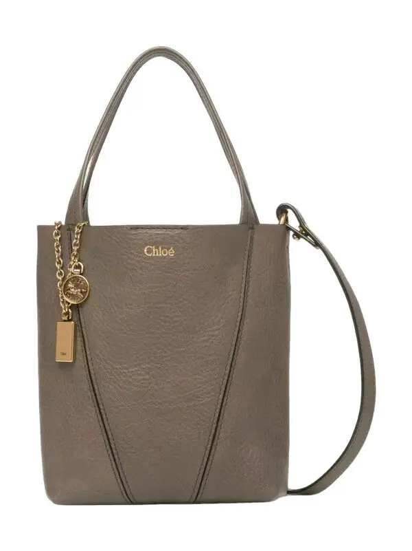 Chloé Small Spin Tote Bag - Brown