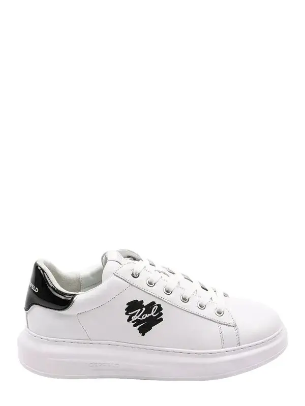 Karl Lagerfeld Leather Sneakers - White