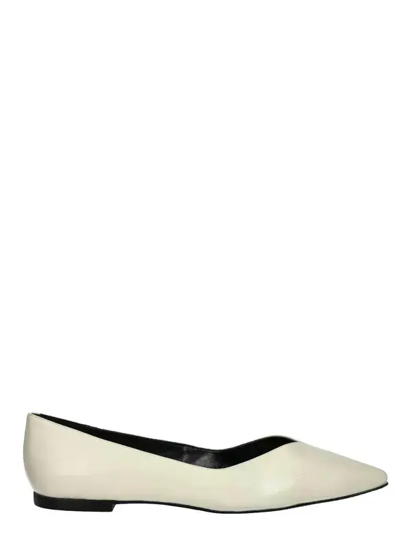 Hugo Pointed Ballerinas - White