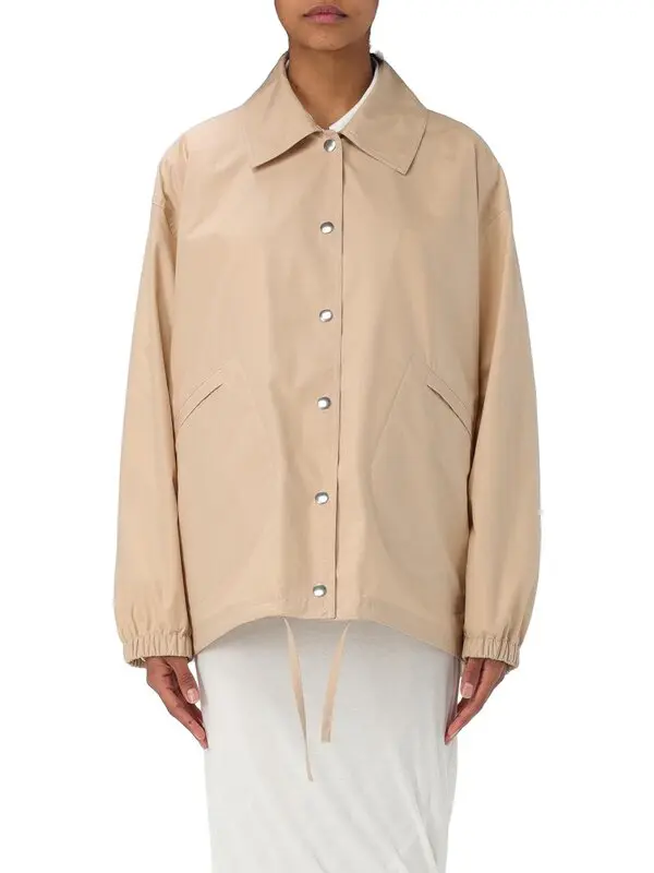 JIL SANDER Jacket With Logo Detail - Beige