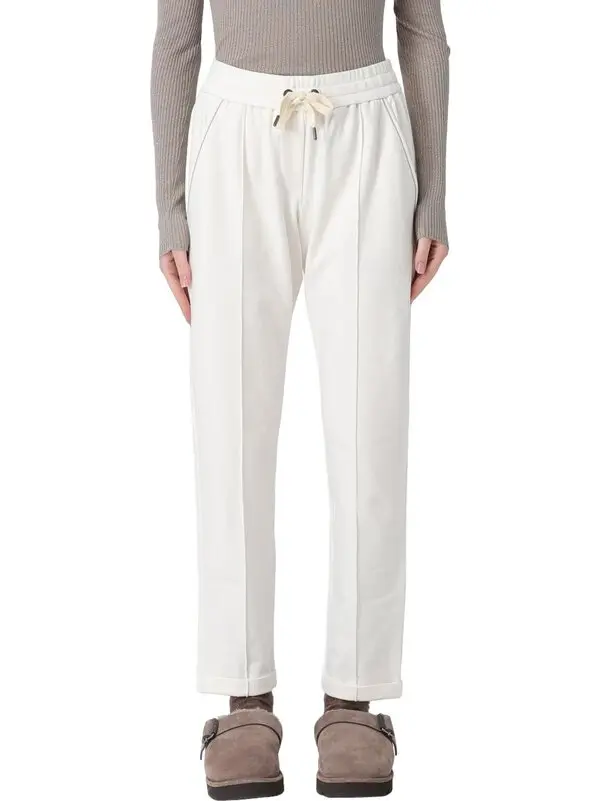 Brunello Cucinelli Trousers - Natural
