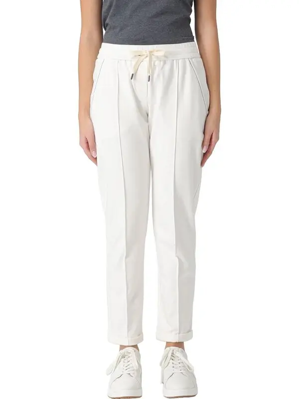 Brunello Cucinelli Trousers - White