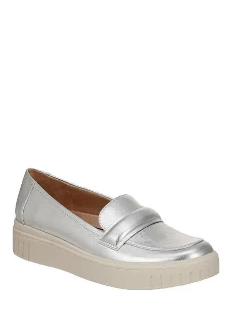 LIFESTRIDE Geneva Platform Sneakers - Silver