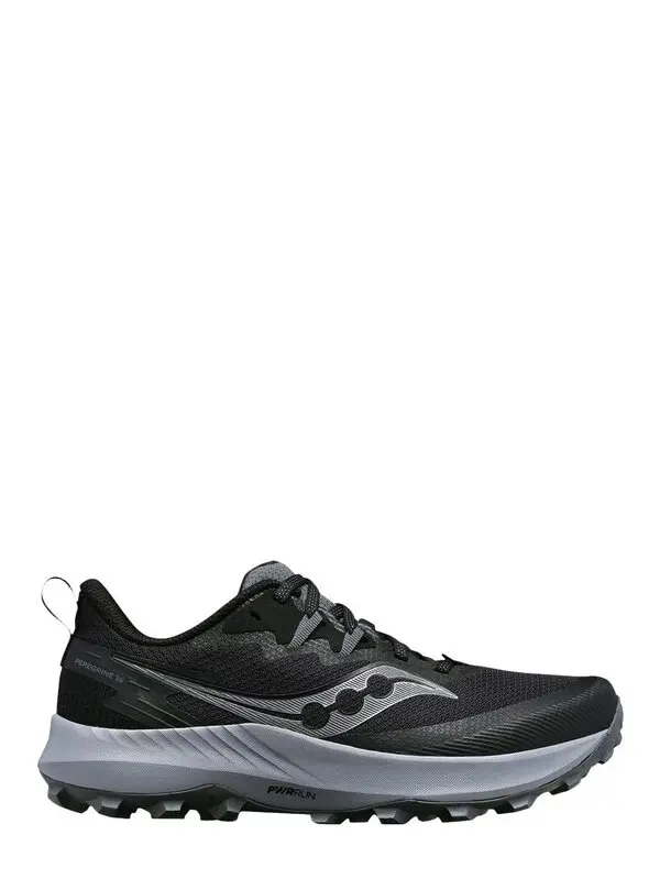Saucony Peregrine 14 Wide Athletic Sneakers - Black