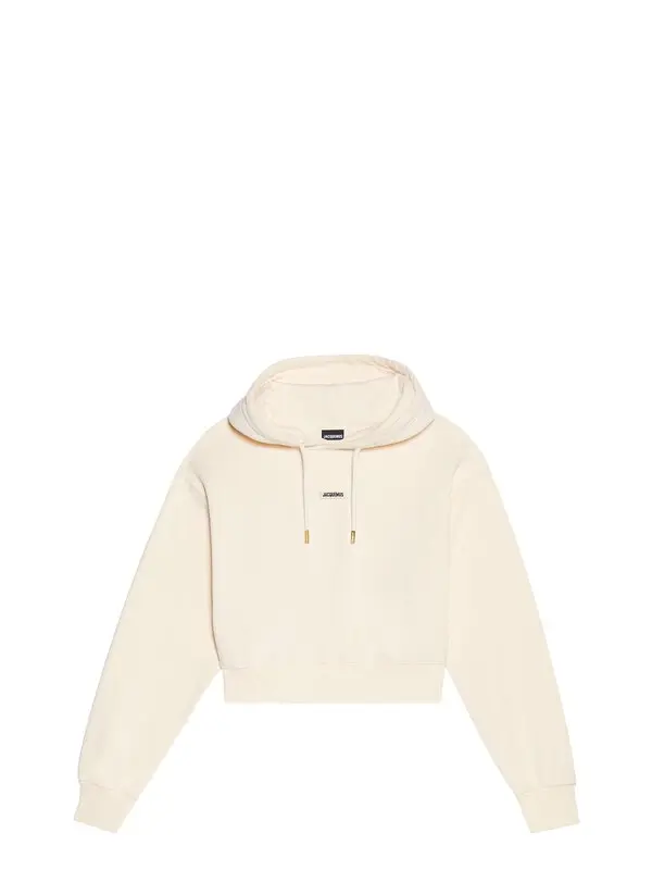 Jacquemus Le Hoodie Gros Grain - Cream