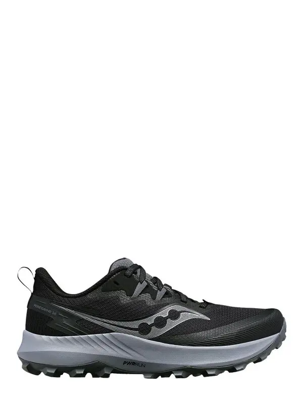 Saucony Peregrine 14 Wide Athletic Sneakers - Black