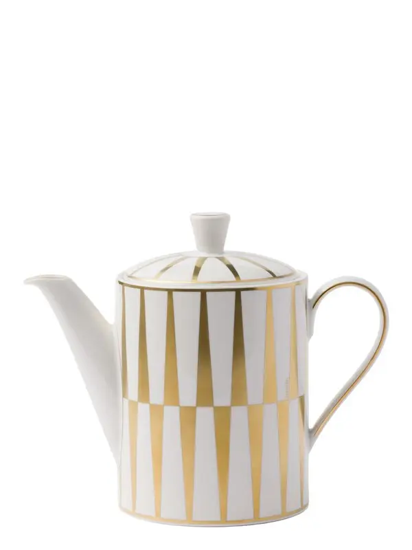 Prada Porcelain Coffee Pot Stripes - White