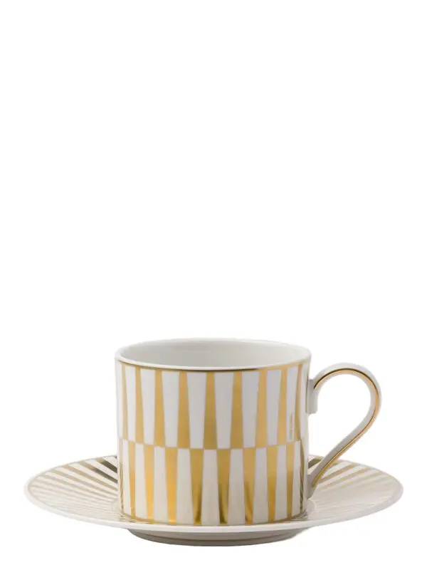 Prada Porcelain Tea Cup Stripes - White/gold