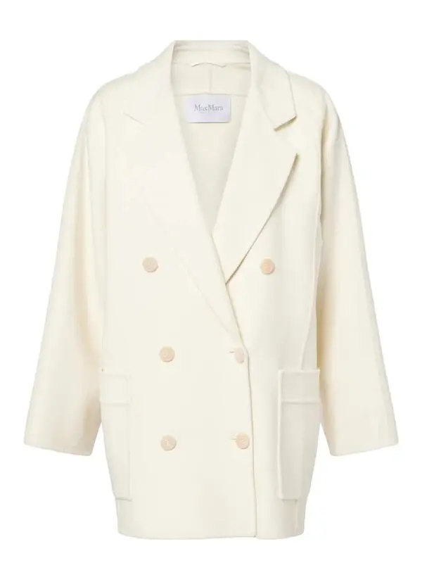 Max Mara Orma Double-breasted Jacket - White