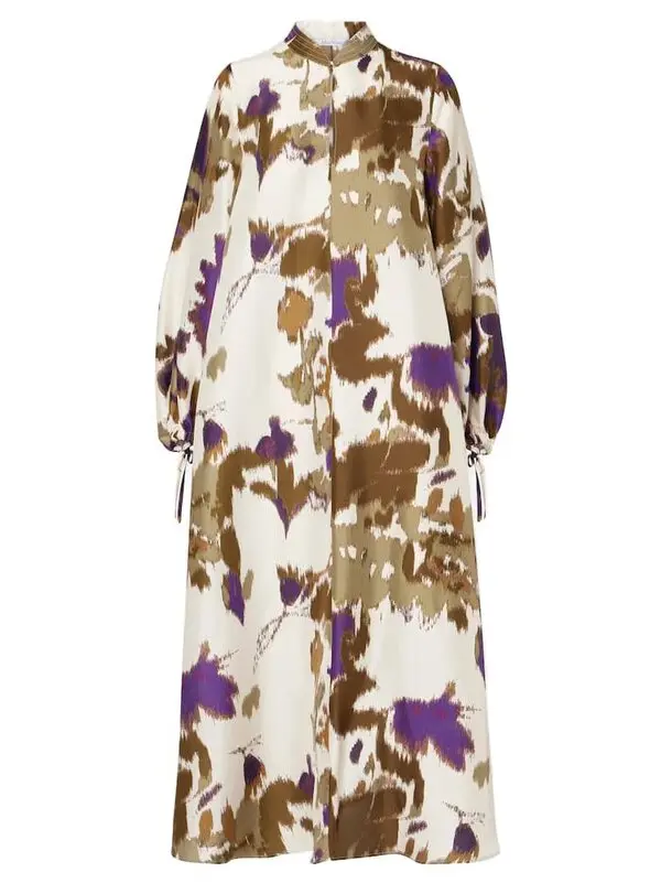 Max Mara Maesa Printed Maxi Dress - Multicoloured
