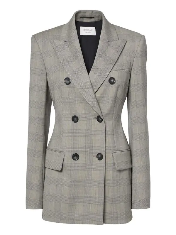 Sportmax Astro Wool-blend Blazer - Multicoloured