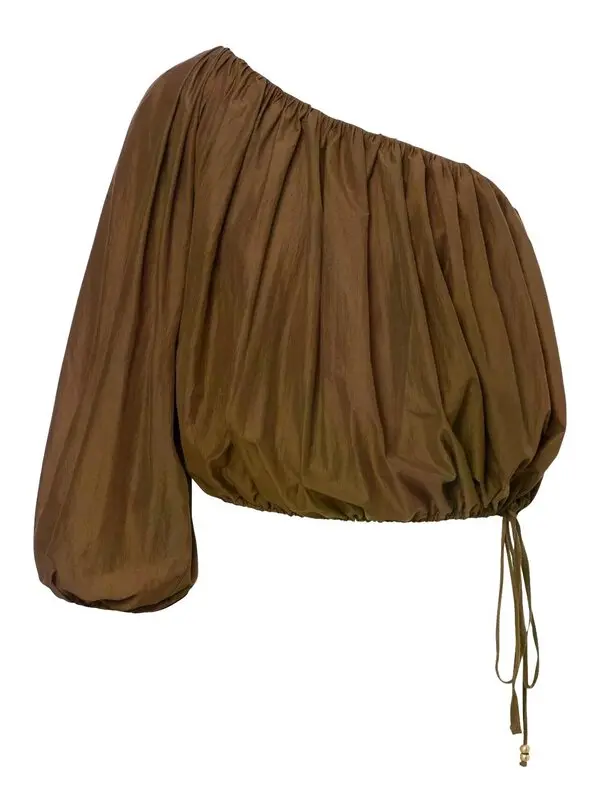 Philosophy Di Lorenzo Serafini One-shoulder Blouse - Brown