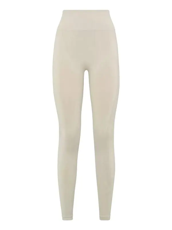 PLEIN SPORT Logo-waistband Performance Leggings - Neutrals