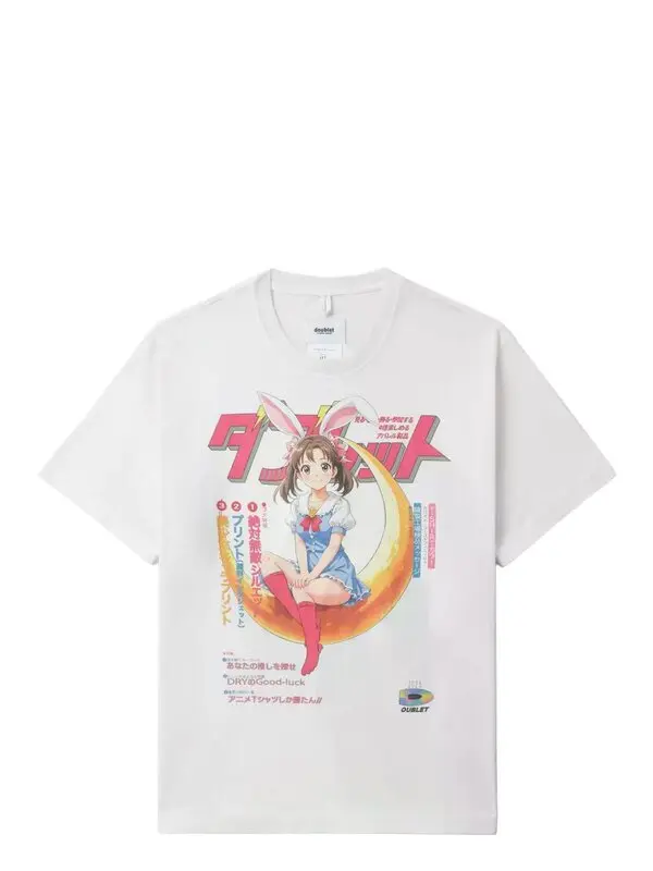 DOUBLET Cotton T-shirt - White