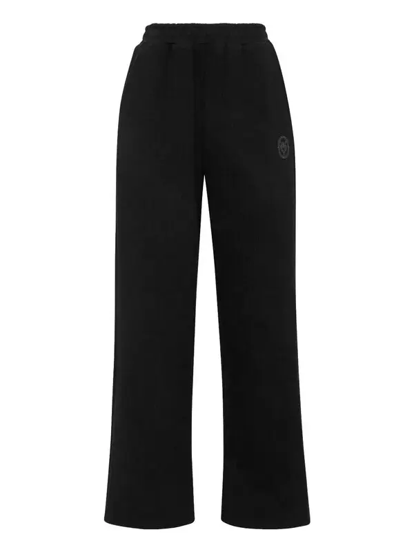 PLEIN SPORT Palazzo Track Pants - Black
