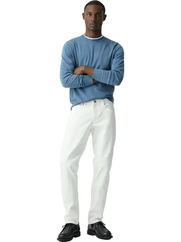 Theory Raffi Slim Leg Jeans - White