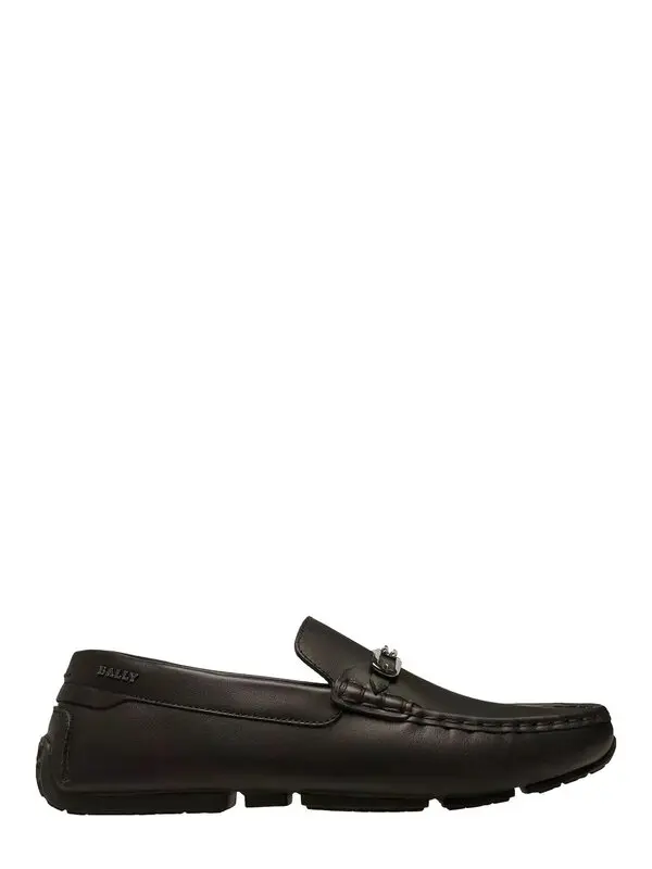 Bally Logo-print Loafers - Black