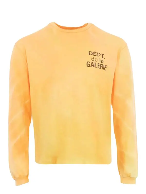 GALLERY DEPT. French-logo Long-sleeve T-shirt - Yellow