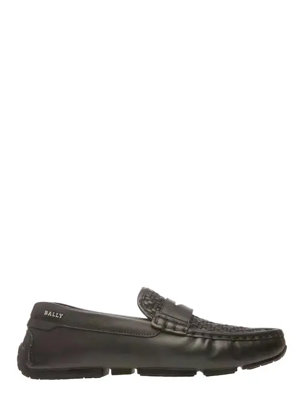 Bally Logo-print Loafers - Black
