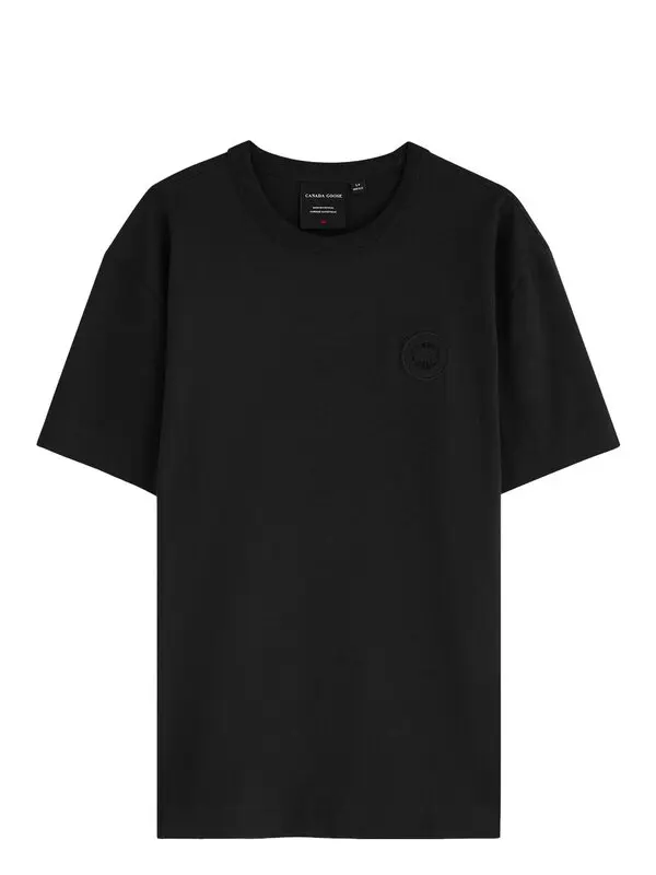 Canada Goose Gladstone Logo Cotton T-shirt - Black