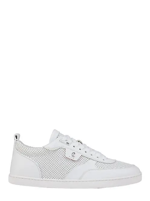 CHRISTIAN LOUBOUTIN Tutti Rui Leather Low-top Trainers - White