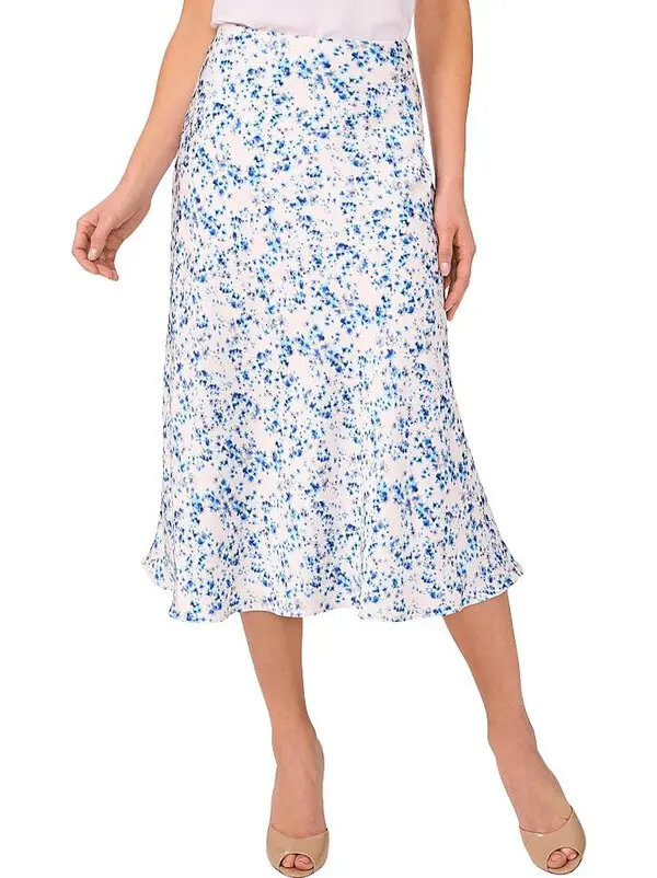 CECE DUPRAZ Bias Midi Skirt - Ocean Blue