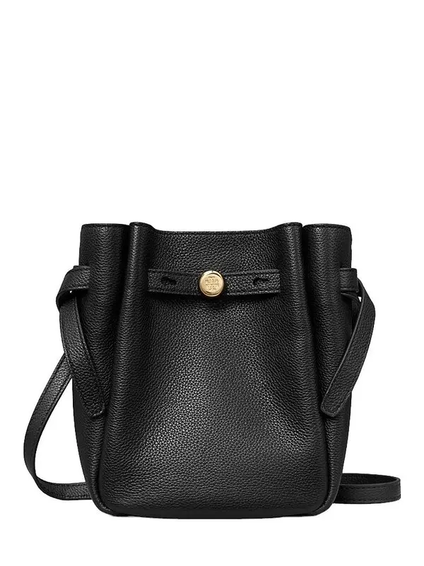 Tory Burch Small Leather Crossbody - Black Leather