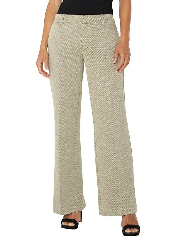 LIVERPOOL Kelsey Wide Leg Pants - Artechoke Cream