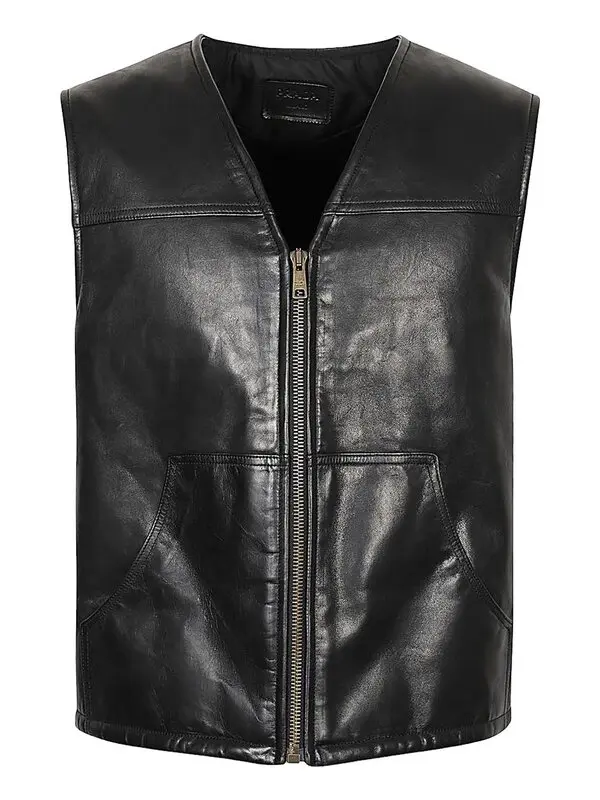 Prada Leather Vest - Black