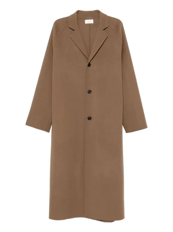 THE ROW Wool Long Coat - Brown