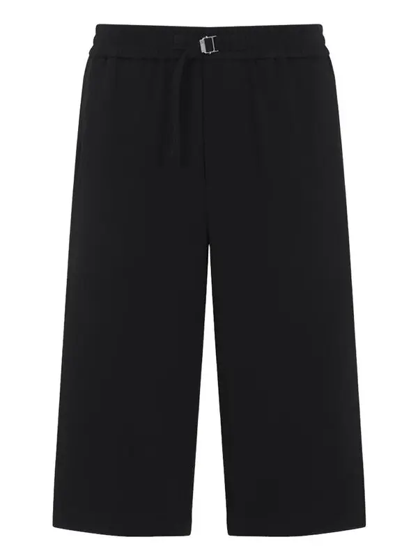 Ami Loose Elasticated Bermuda - Black