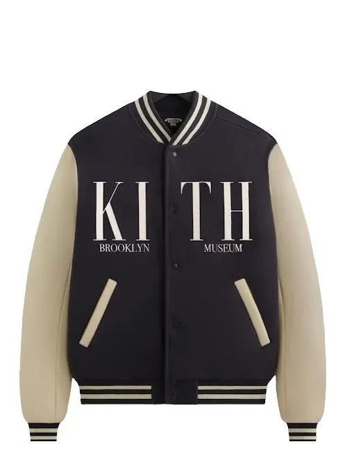 Kith Brooklyn Museum Varsity Jacket - Ink
