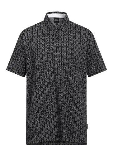 Armani Exchange Polo Shirt Size Cotton - Black