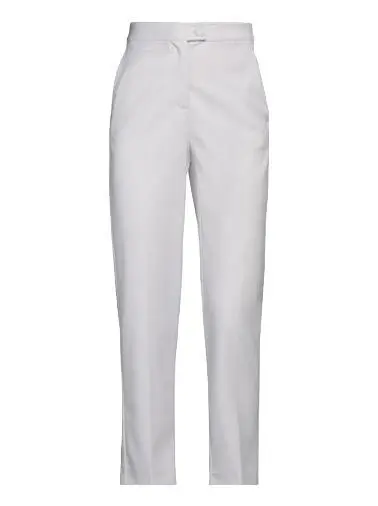 Patrizia Pepe Tapered Twill Pants - Off White