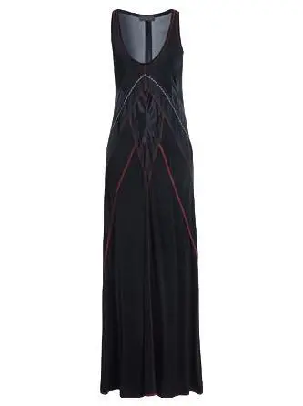 DIESEL® Embroidered Maxi Dress - Black