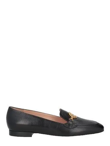 Bally Loafers In Goatskin With Appliqués - Black