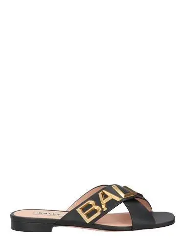 Bally Sandals In Cow Leather - Black