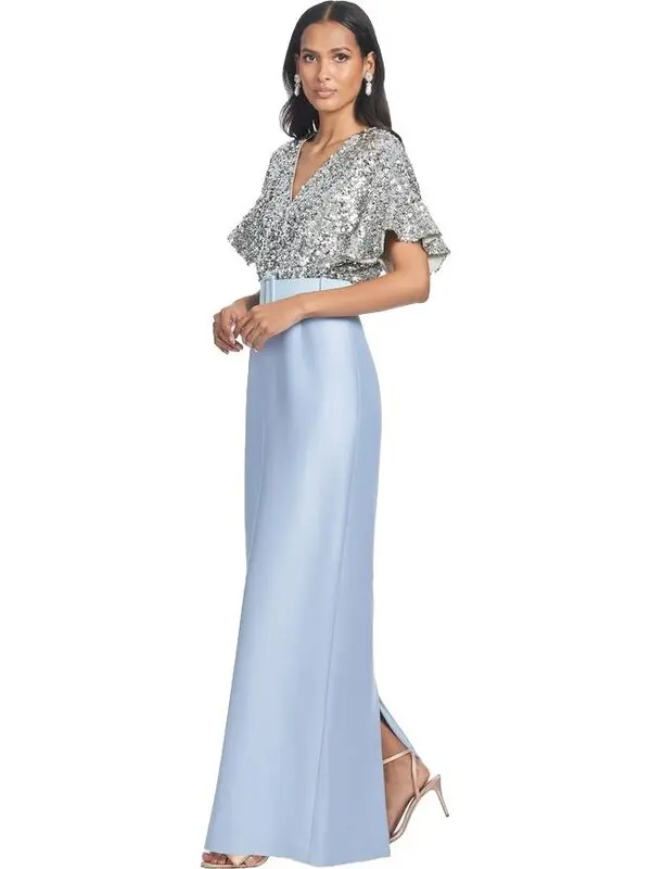 Sachin & Babi Marlene Gown - Blue