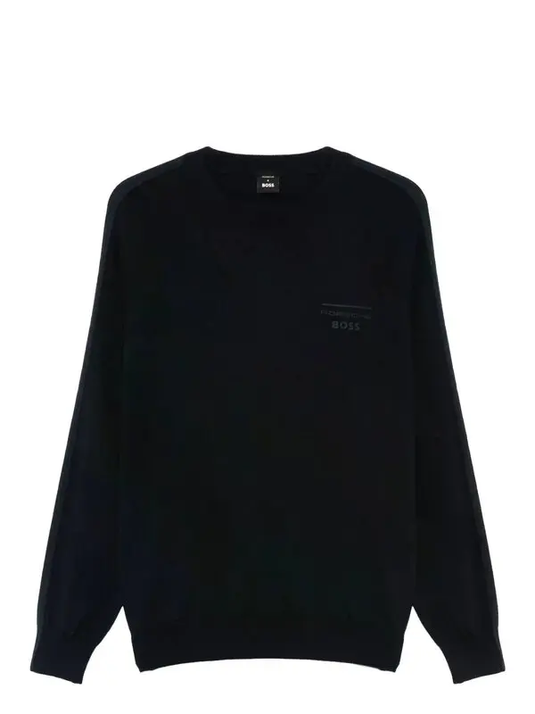 Hugo Boss X Porsche Wool Sweater - Blue