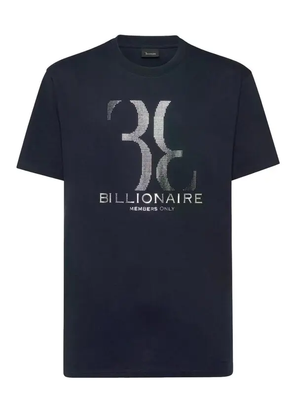 BILLIONAIRE Logo-print T-shirt - Blue