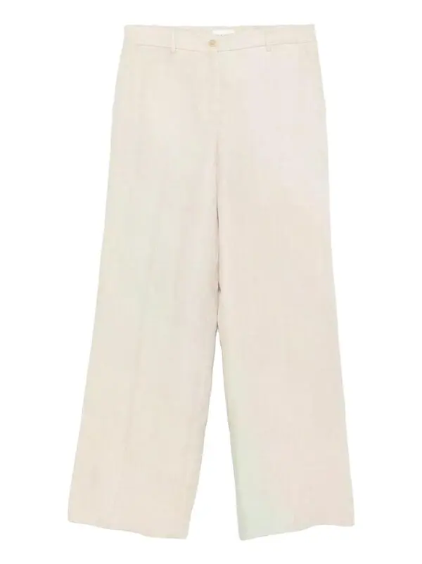 P.a.r.o.s.h Linen Trousers - Neutrals