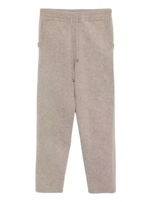 Canali Knitted Track Pants - Brown