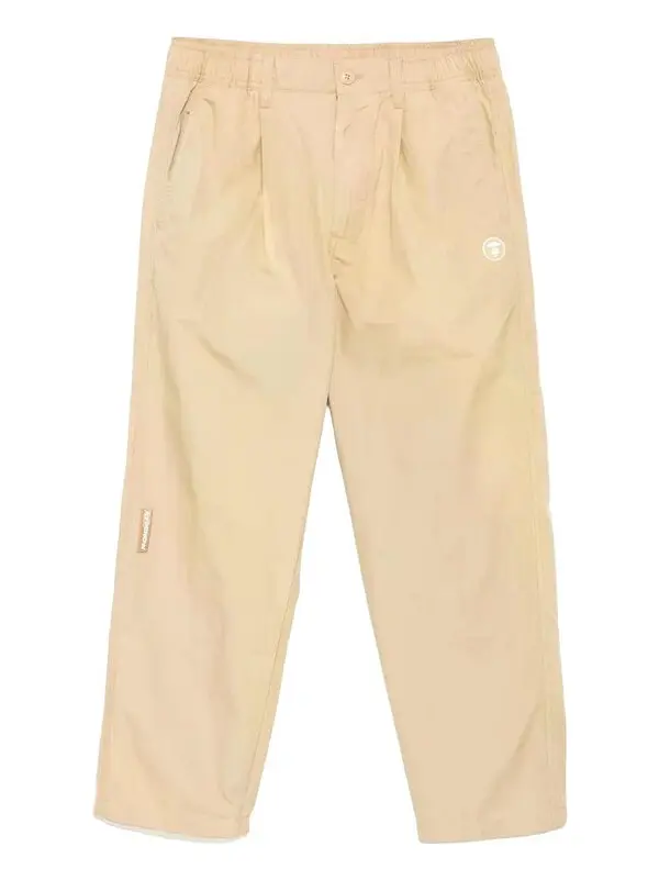 AAPE BY *A BATHING APE® Logo-patch Trousers - Neutrals