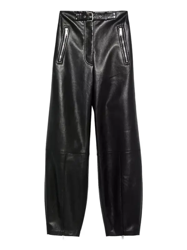 Nanushka Buckle-detail Trousers - Black