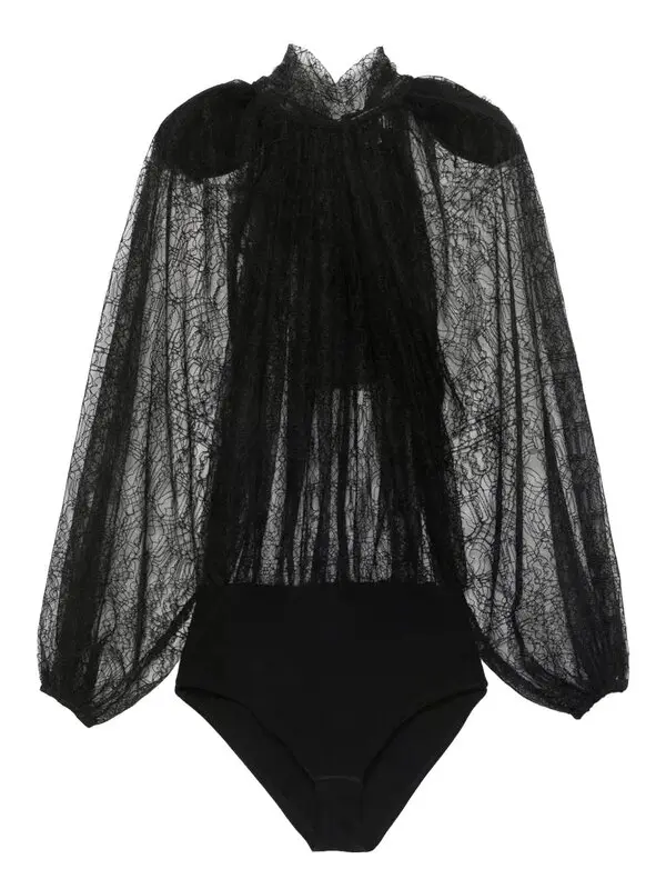 ATU BODY COUTURE Lace Bodysuit - Black
