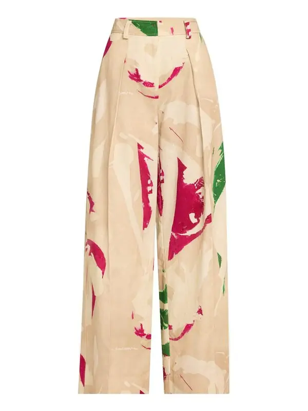 Ulla Johnson X Lee Krasner Mitchell Wide-leg Pants - Comet