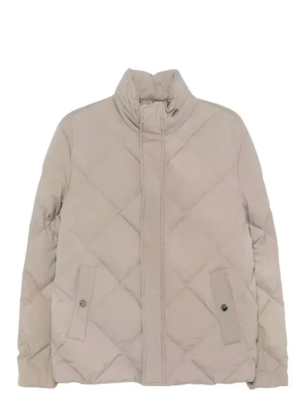 Canali Diamond-quilted Jacket - Neutrals