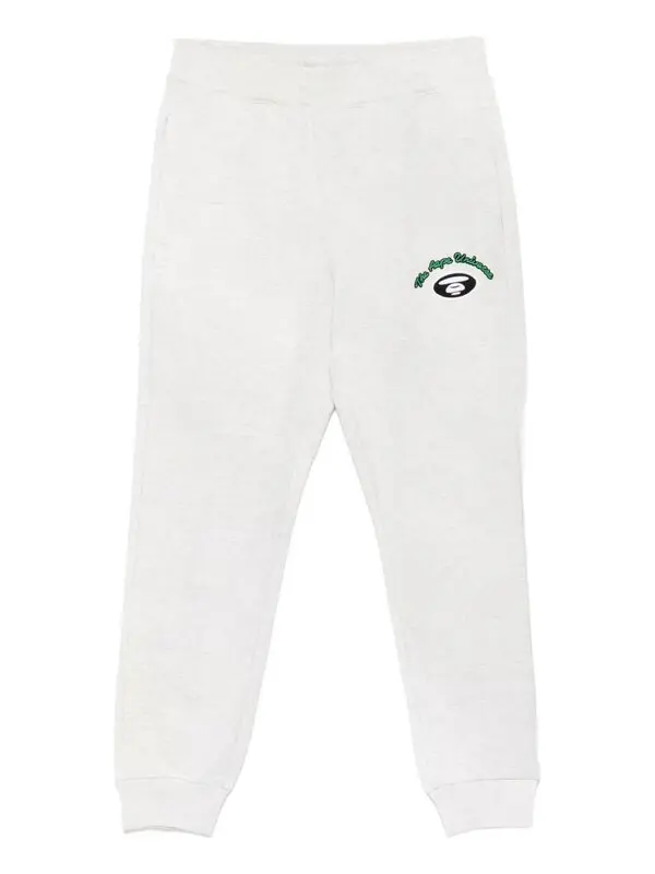 AAPE BY *A BATHING APE® Logo-patch Track Pants - White