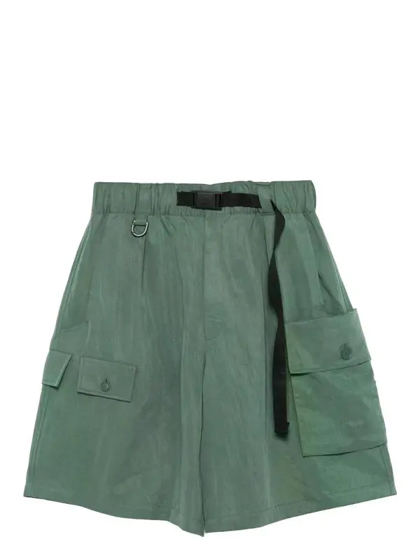 Y3 Twill Cargo Shorts - Green