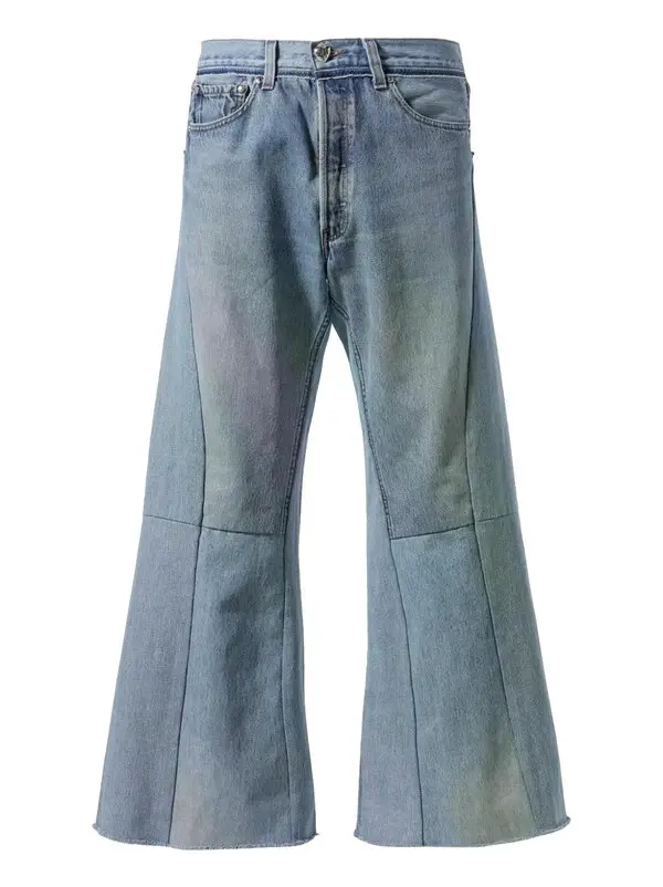 Readymade Panelled Bootcut Jeans - Blue